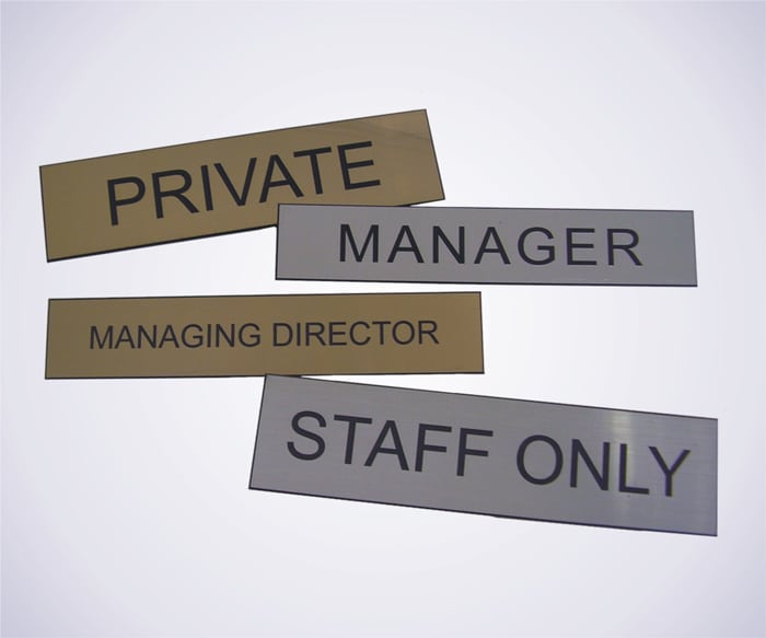 silver-gold-acrylic -engraved - Signs Northwest