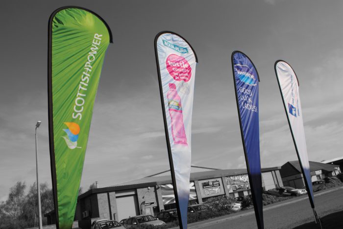 various-feather-flags - Signs Northwest