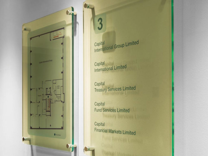 Wall Mounted Directional Sign - Signs Northwest