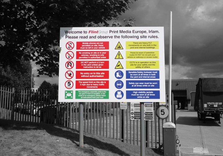 Flint Safety Sign - Signs Northwest