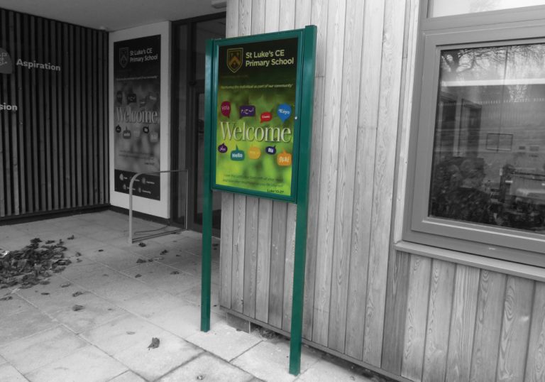 St Luke's Freestanding Sign - Signs Northwest