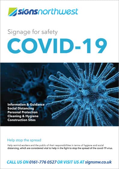 Covid-19. Safety Signs Catalogue - Signs Northwest