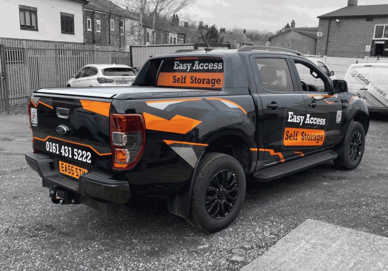 easy-access-ford-ranger-wrap-livery-side - Signs Northwest